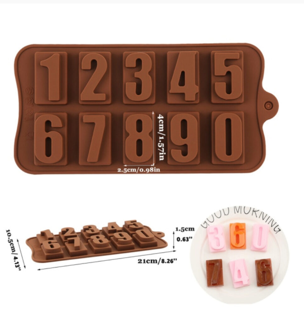 Chocolate Mold – Numbers – Bake & Cake Brussels
